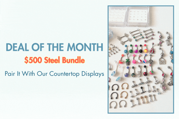 Display Case And Jewellery Bundles - Piercing King's Ideal Combination