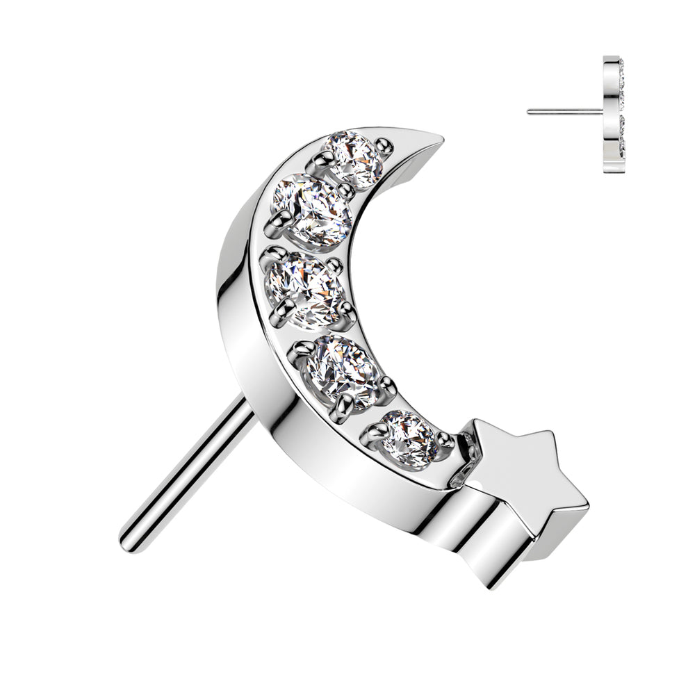 PARTS - Threadless Moon And Star – Piercing King