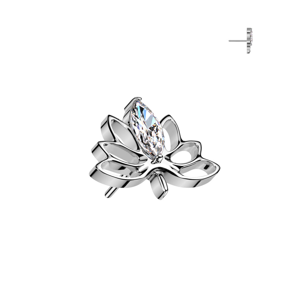 PARTS - TITANIUM - Threadless Lotus – Piercing King