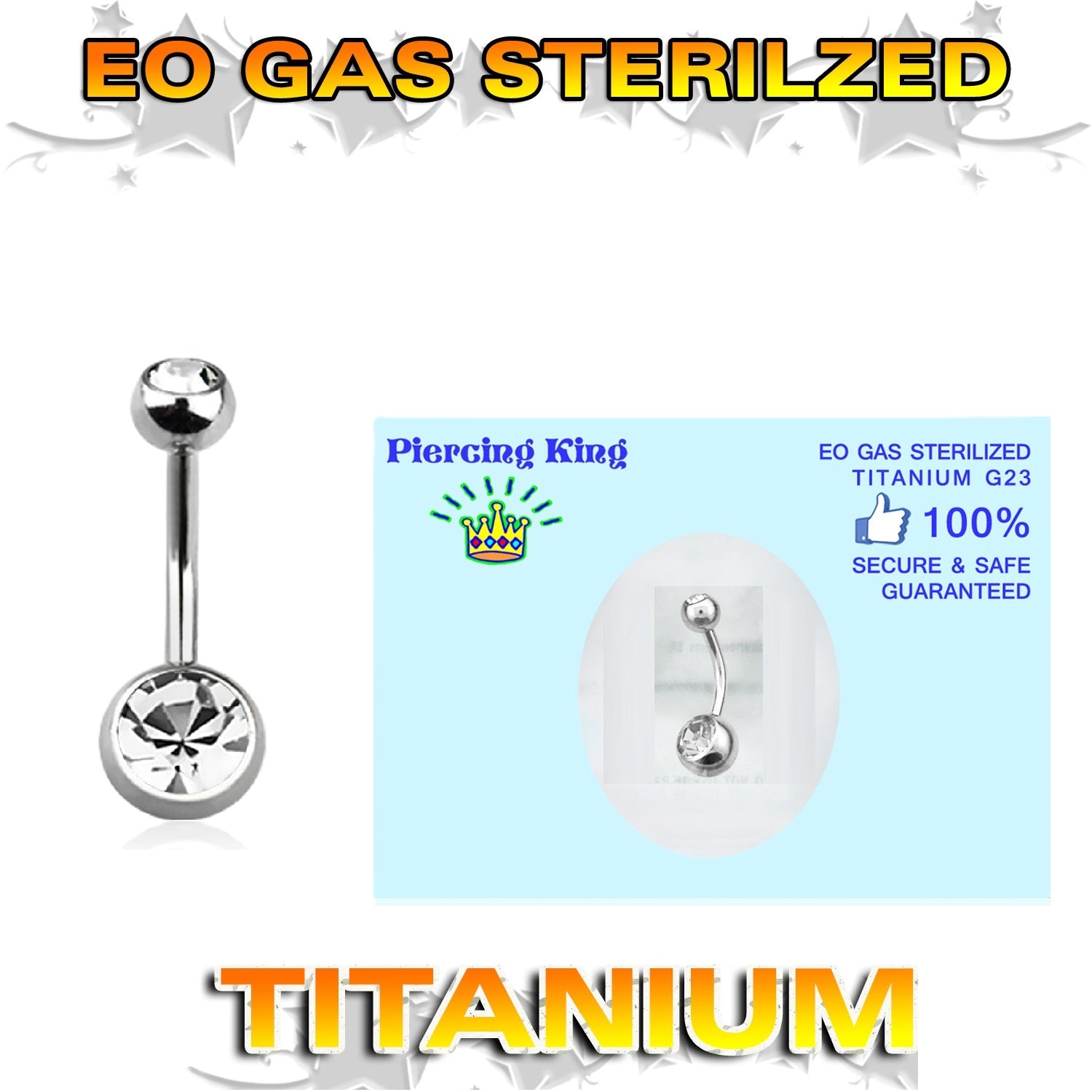 Pre-Sterilized - TITANIUM - Belly – Piercing King